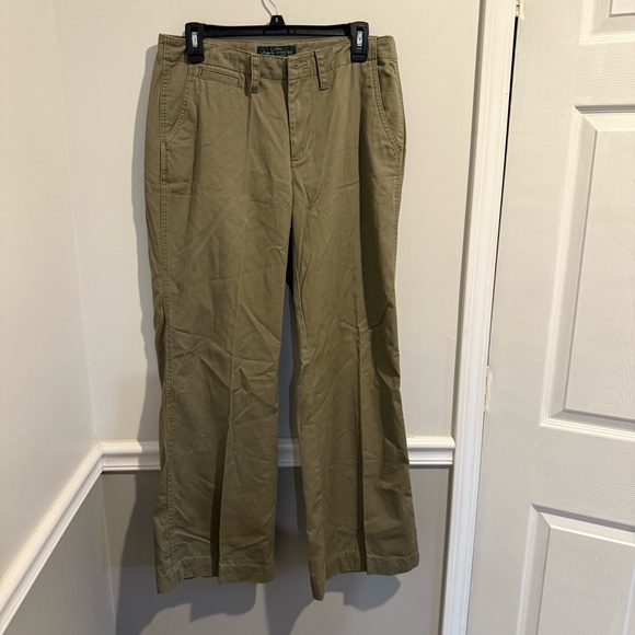 Ralph Lauren | Pants | Lauren Ralph Lauren Jeans Co Wide Leg Khaki ...